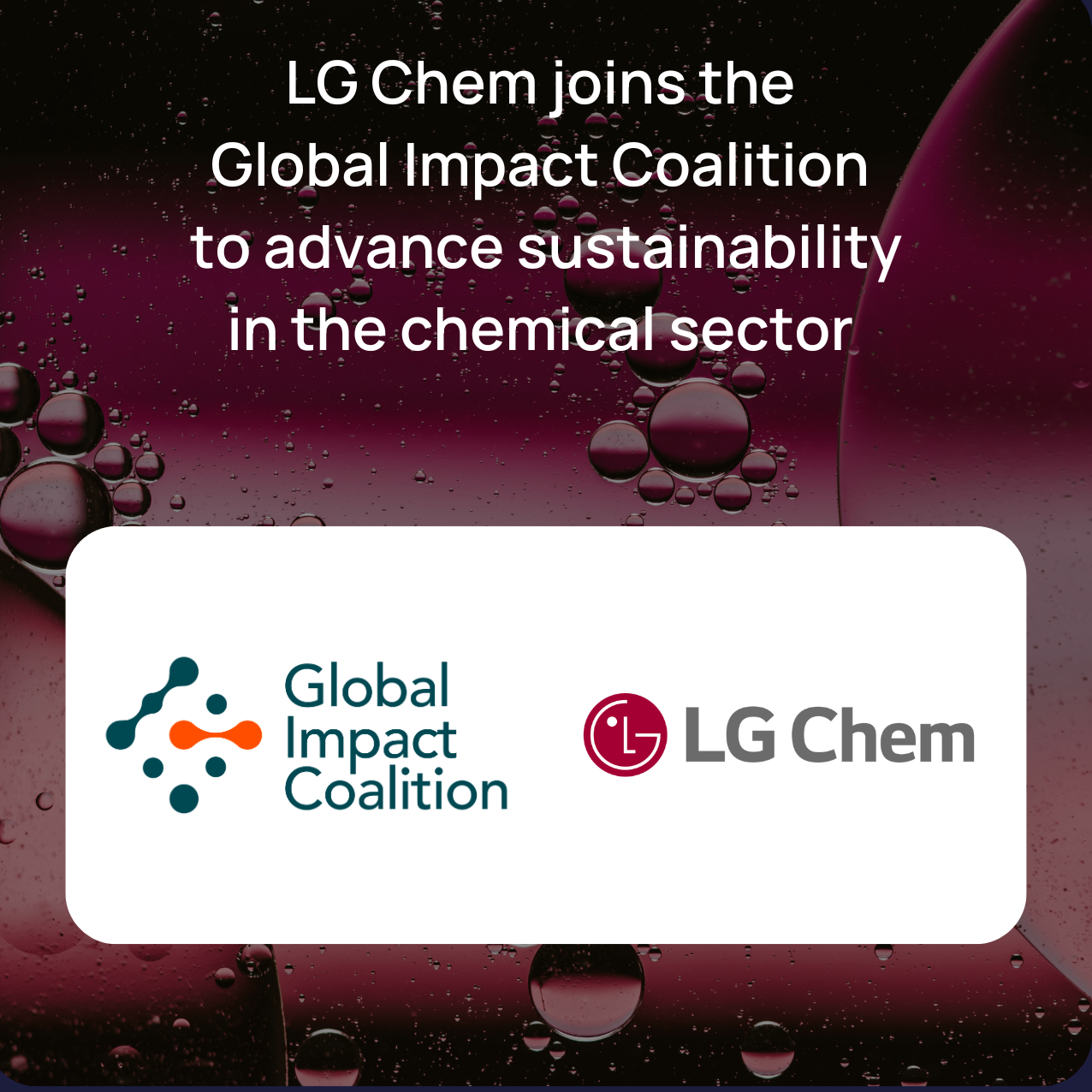 LG Chem Joins Global Impact Coalition
